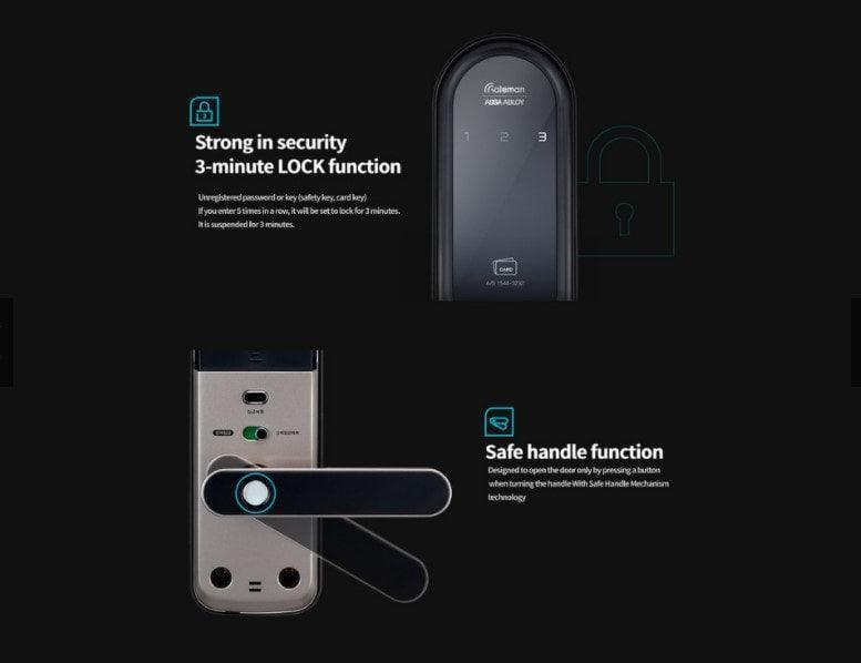 Gateman Grab Scan Digital Lock – Interlock Singapore Digital Locks