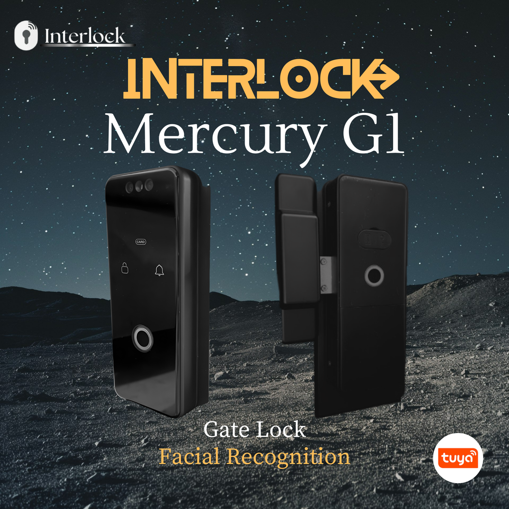Interlock Mercury G1 Gate Lock - Face Recognition & Remote Access for ...