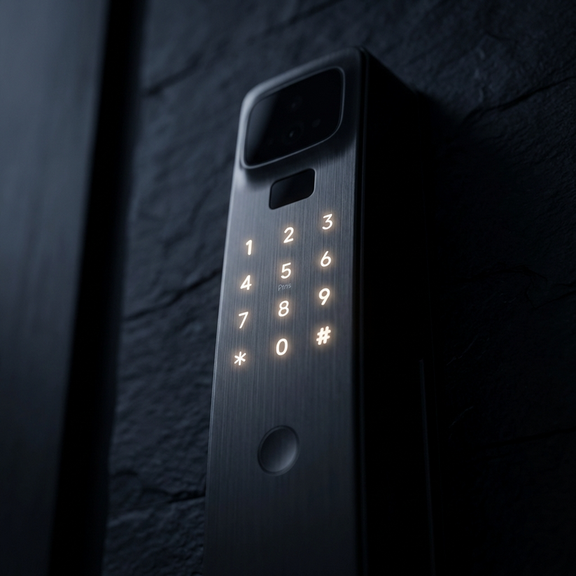 Interlock Mercury V6 Dual Battery Smart Lock | 3D Face + Night Vision