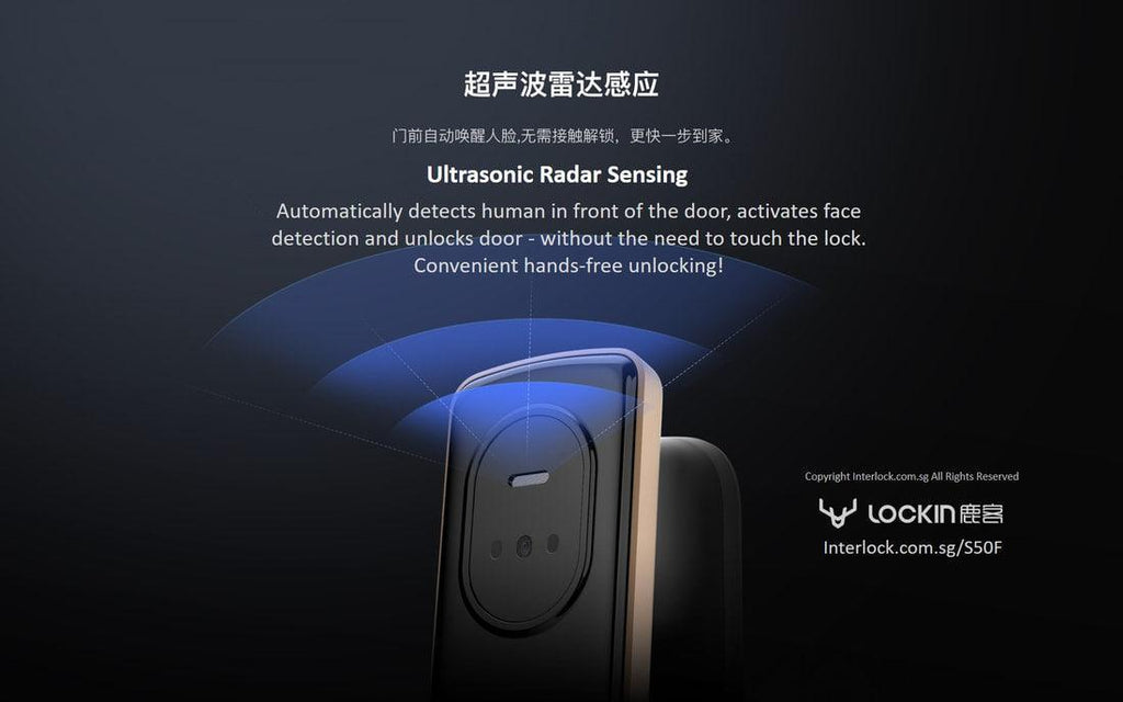 Lockin S50F Face Recognition Smart Lock | Cutting-Edge Home Security ...