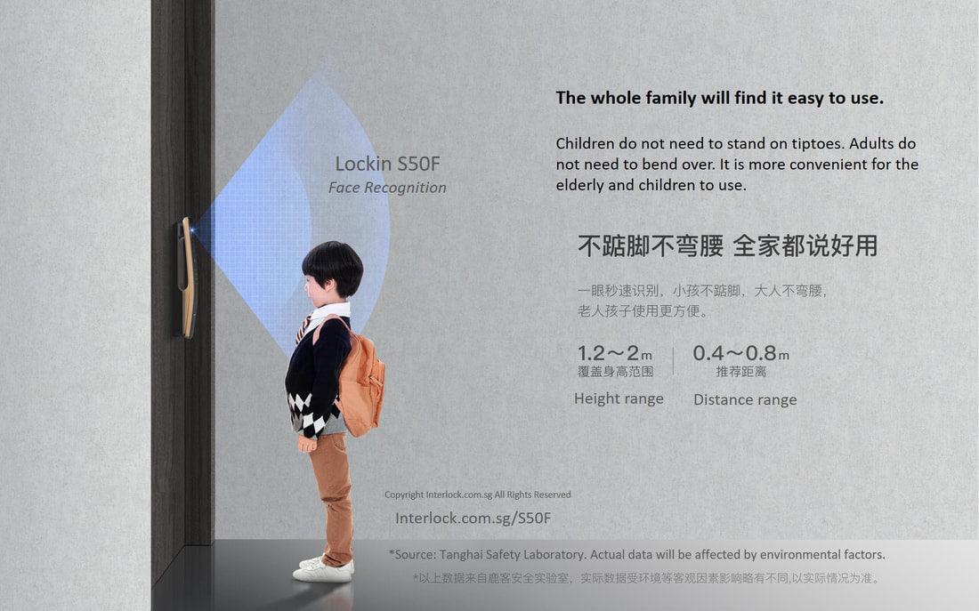 Lockin S50F Face Recognition Smart Lock | Cutting-Edge Home Security ...