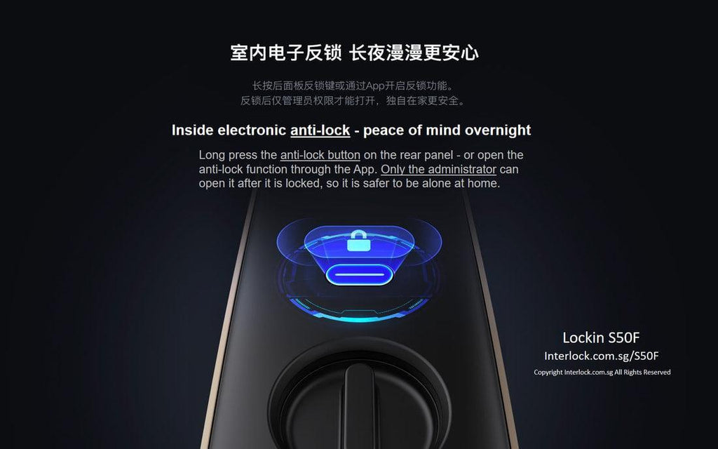 Lockin S50F Face Recognition Smart Lock | Cutting-Edge Home Security ...